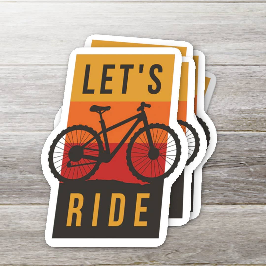 Let's Ride Sticker – Squirrelly Mama