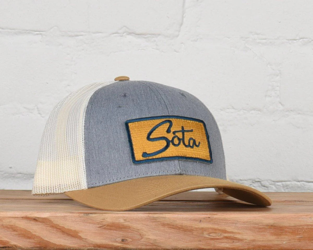 Sota Patch hat- Mustard – Squirrelly Mama